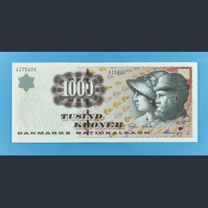 Danmark 1000 kr. sedler 1972-2015 - Møntbutikken